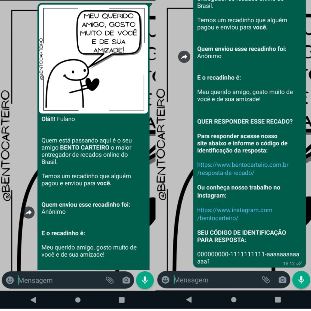 Como funciona? - Bento Carteiro